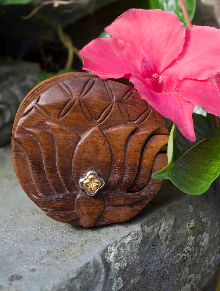 Lotus Carved Puzzle Box– Barbara Bixby